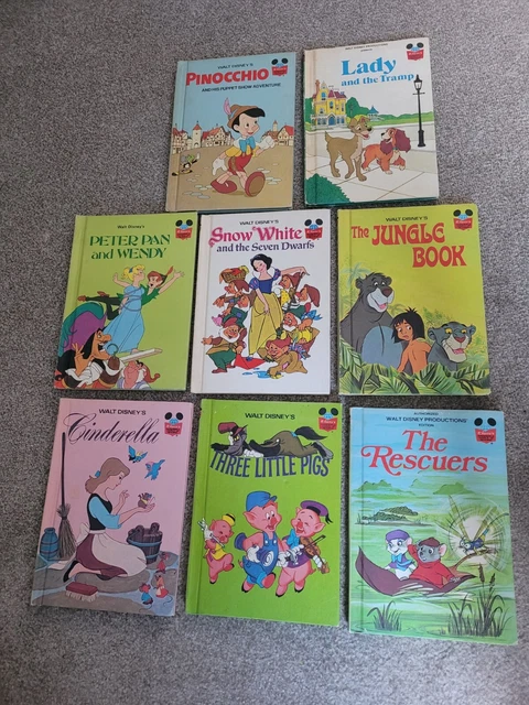 disneys-wonderful-world-of-reading-vintage-job-lot-vintage-walt-disney