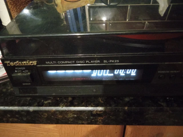 TECHNICS SL-PK25 CD Player Carousel 5 Disc Multi CD Changer £36.00 ...