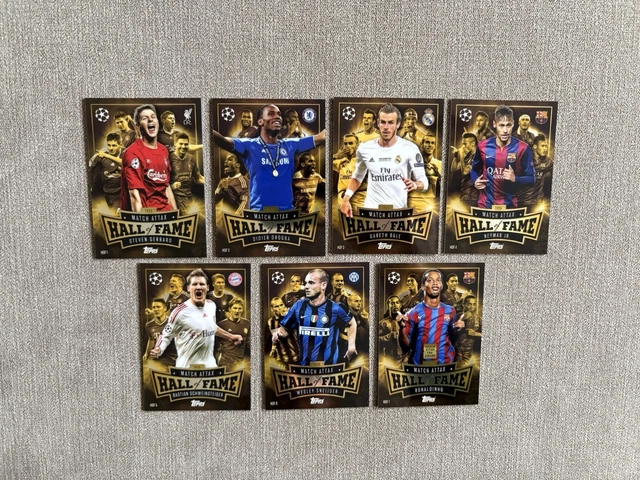 TOPPS MATCH ATTAX 2025/2026 Hall Of Fame Full Set Cards - Ronaldinho ...