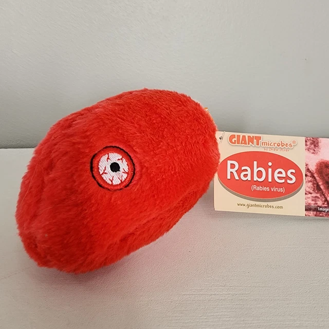 GIANT MICROBES-RABIES-STUFFED PLUSH Rabid Virus Biology Science School ...