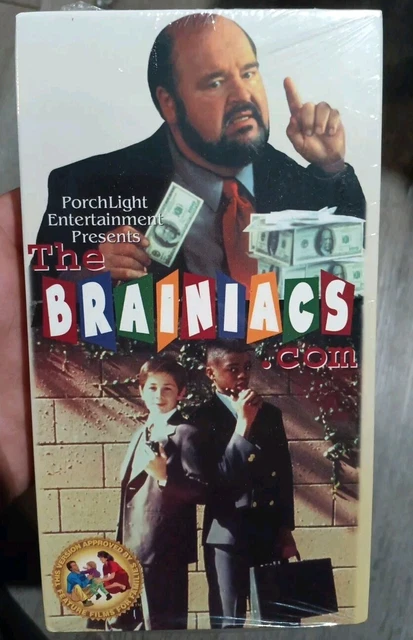 THE BRAINIACS.COM (VHS 2000) Family Film, BRAND NEW FACTORY SEALED £3. ...