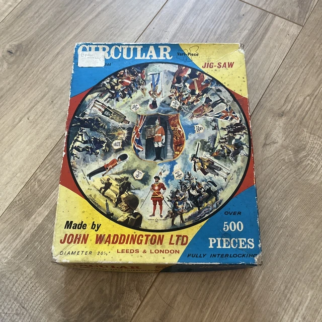 WADDINGTONS 500 PIECE Circular Jigsaw Puzzle, Great Battle £4.99 ...