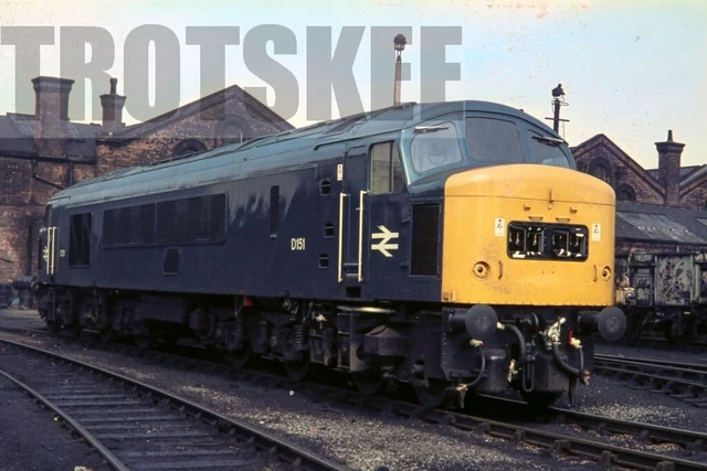 35MM SLIDE BR British Railways Diesel Loco Class 46 D151 c1968 Original ...