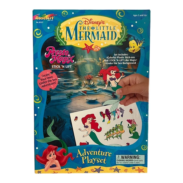 VINTAGE 1997 ROSE Art Disney's The Little Mermaid Presto Magix #8137 ...
