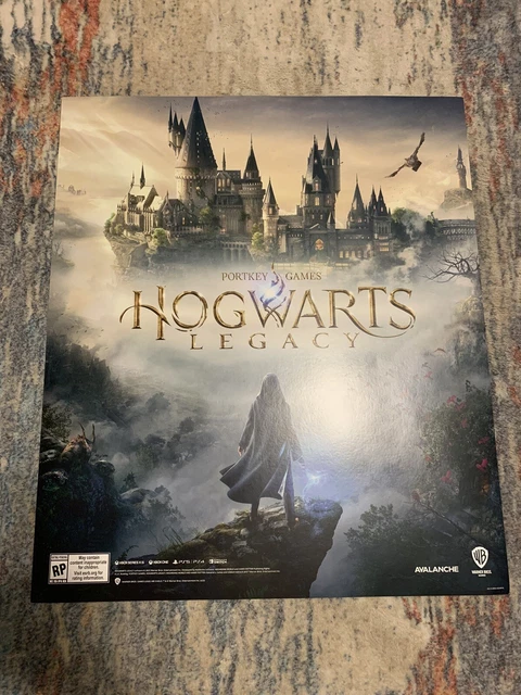 HOGWARTS LEGACY HARRY Potter Playstation Promo Sign Thick Poster ...
