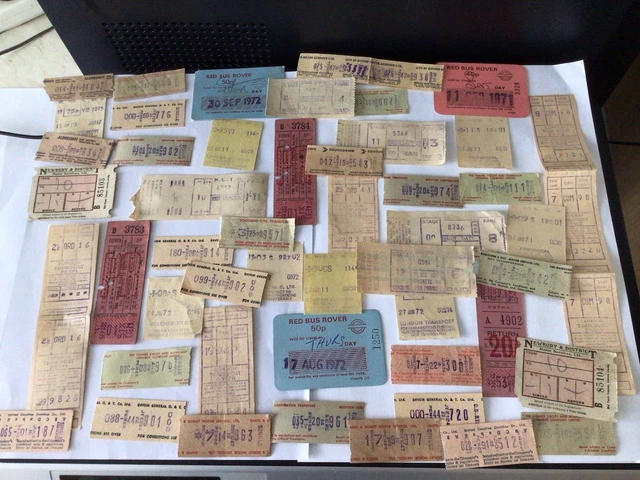 LOT OF 50 UK Bus Tickets - Lot 11 £2.21 - PicClick UK