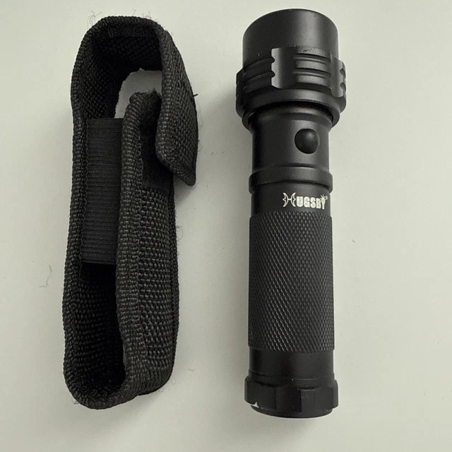 AUTHENTIC TRAIN GUARD Torch With Holder That Fastens To Belt Red Green ...