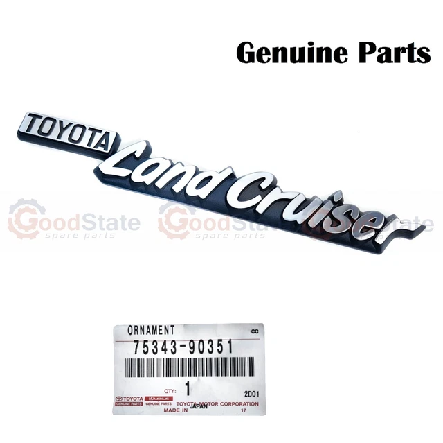 GENUINE TOYOTA LANDCRUISER 45 40 Series FJ BJ HJ Front Fender Badge ...