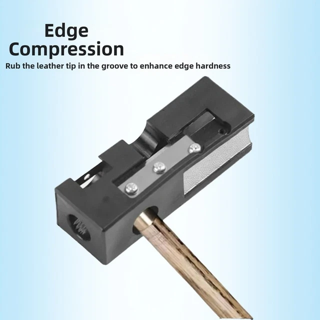 BILLIARD MAINTENANCE CUE Tip Tool Steel U-shaped Grinding Piece ...