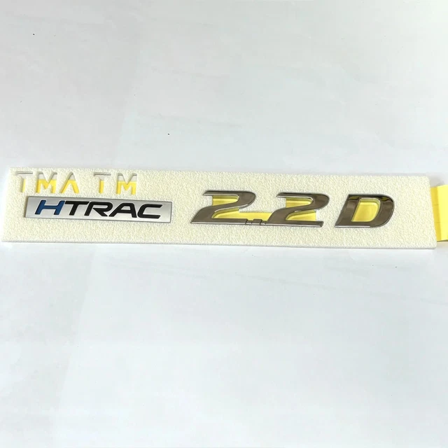 86316S1010 REAR TRUNK Logo HTRAC 2.2D Emblem 1p for 2019 2020 Hyundai ...