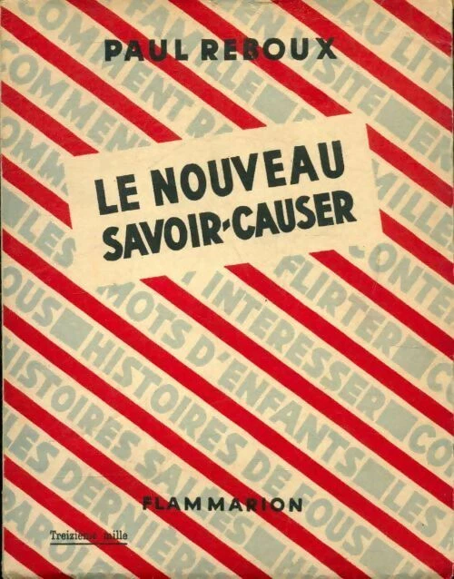 LE NOUVEAU SAVOIR-CAUSER - Paul Reboux - V1953170 EUR 9,90 - PicClick FR