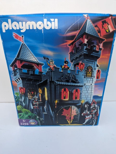 PLAYMOBIL 3269 ROCK Castle Knights Fortress Figures New Sealed Vintage ...