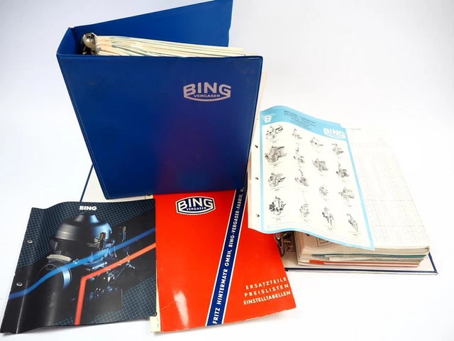 BING VERGASER KRAFTSTOFFPUMPEN Ersatzteillisten Werkstatthandbuch ...