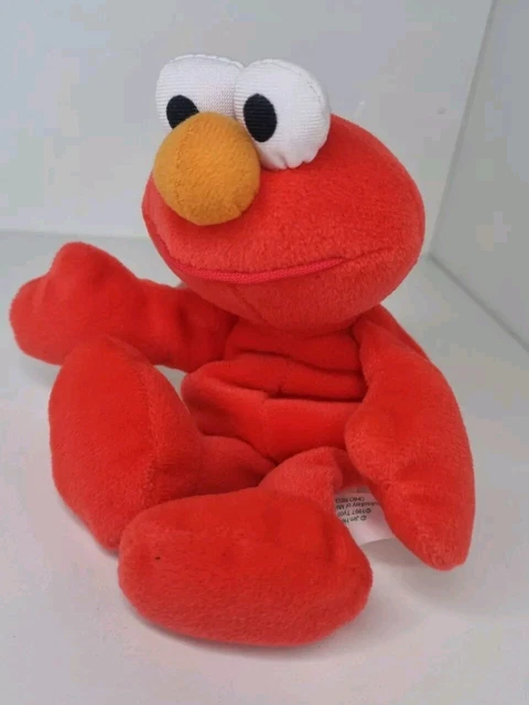 1997 TYCO TICKLE Me Elmo 9" Beanie Plush Jim Henson - Sesame Street *****VGC**** £12.00 ...