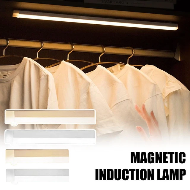 MOTION SENSOR MAGNETIC attraction Light USB Recharge Wireless LED Strip ...