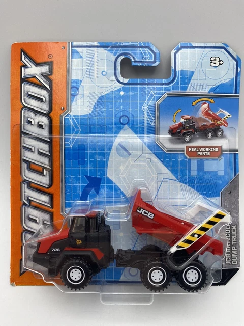 MATCHBOX REAL WORKING Rigs JCB Articulated Dump Truck 2012 1:64 Scale ...