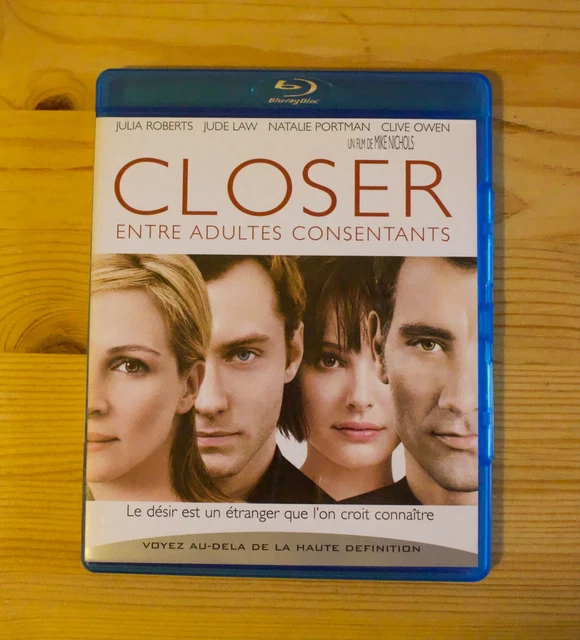 CLOSER BLU-RAY JULIA Roberts Jude Law Natalie Portman Rare OOP Region ...
