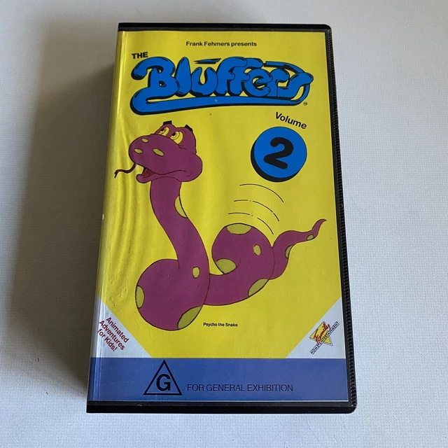 FRANK FEHMERS THE Bluffers VHS Vol 2 1987 Vintage Cartoon Video Tape ...