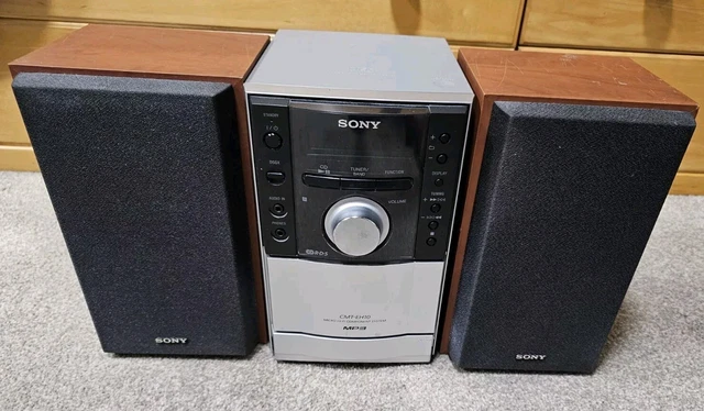 SONY CMT-EH10 MICRO Hi-fi System CD/Tape/Radio Player SS-CEH10 Speakers ...