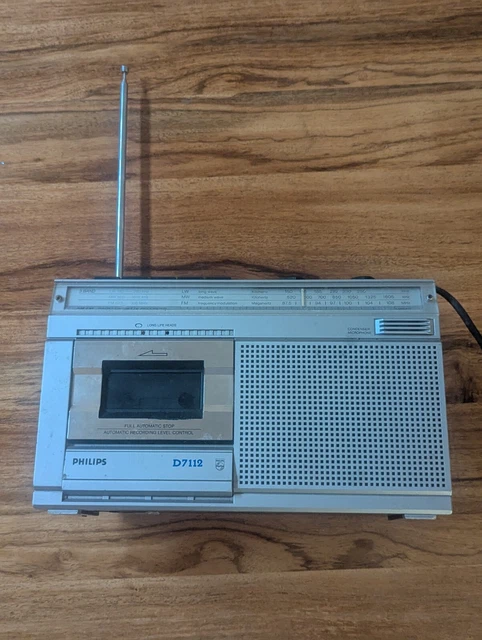 VINTAGE PHILIPS RADIO Cassette Player £10.00 - PicClick UK