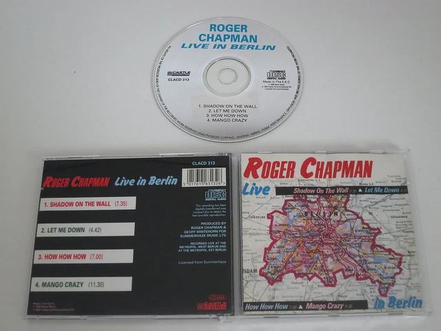 ROGER CHAPMAN / Live IN Berlin (Castle Clacd 313) CD Album £15.17 - PicClick UK