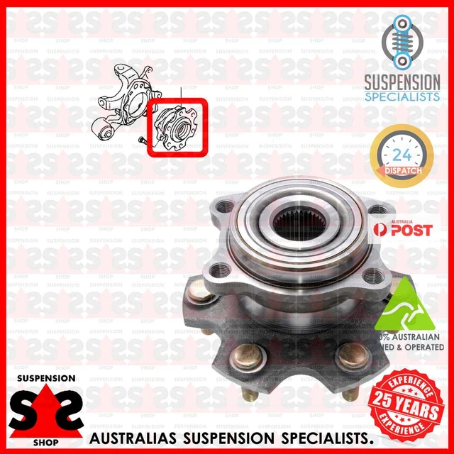 REAR AXLE LEFT Or Right Wheel Hub Suit MITSUBISHI Pajero 3.2 DI-D (V88W, V98W) EUR 138,16 ...