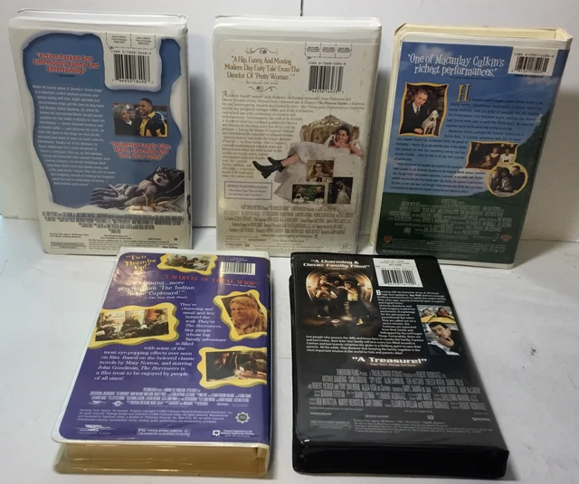 LOT OF 5 VHS Tapes Children/Family Lots Of Laughs With These Classic ...