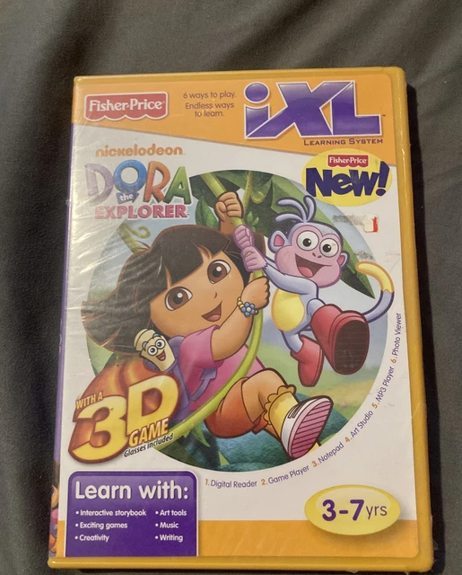 FISHER PRICE IXL Learning System Dora The Explorer gioco solo disco e ...