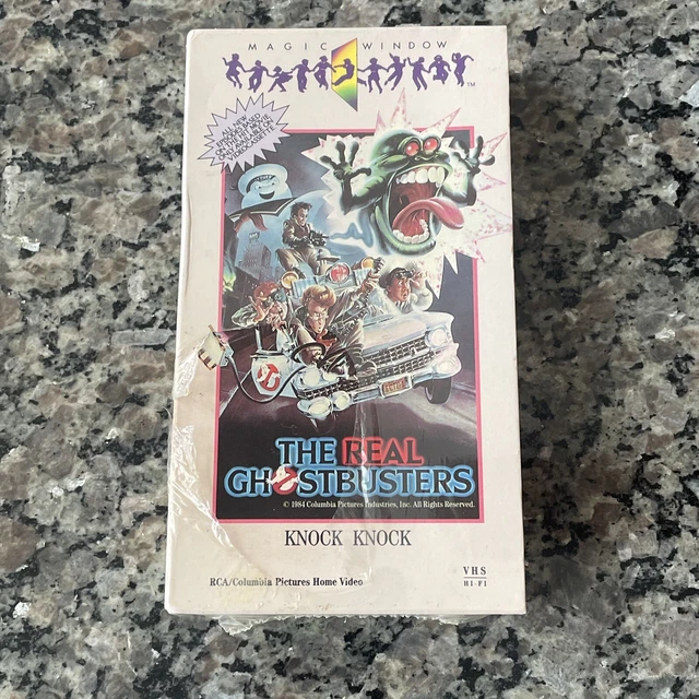 THE REAL GHOSTBUSTERS Knock Knock VHS First Release Insanely RARE NEW £ ...