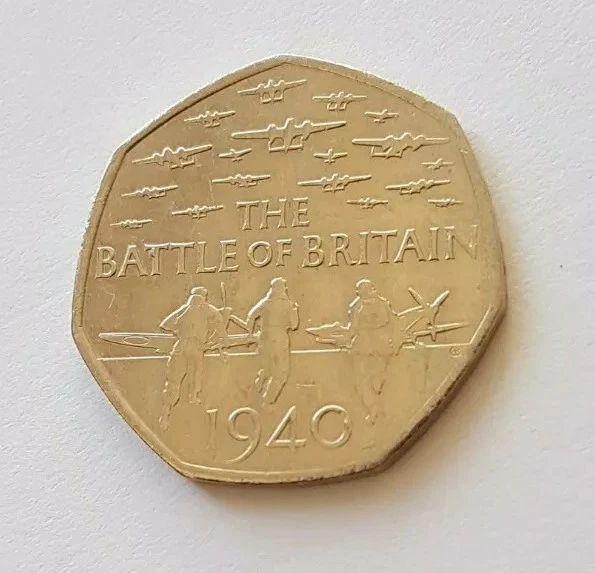 RARE - THE Battle of Britain 1940 50p Coin (2015) $131.43 - PicClick