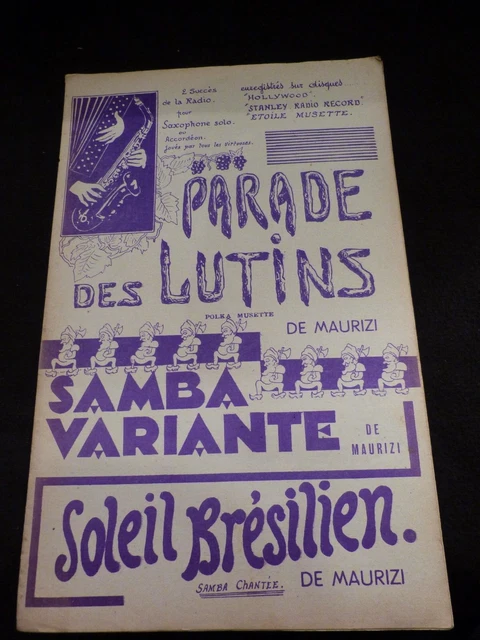 & PARTITUR PARADE Des Sprites Samba Variante Soleil Brasilien Sheet ...
