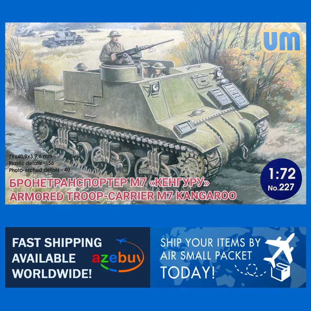 PANZERTRUPPENTRÄGER M7 &KÄNGURU& Plastikmodellbausatz im Maßstab 1:72 ...