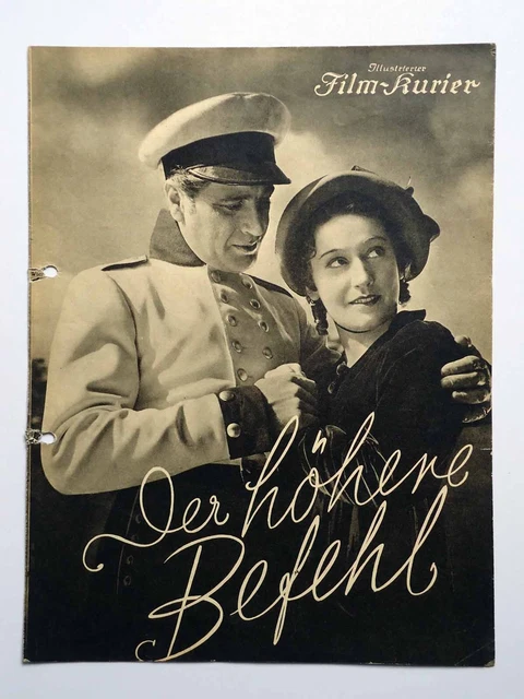 DER HÖHERE BEFEHL - Illustrierter Film Kurier - BFK 2412 gelocht EUR 9,00 - PicClick FR