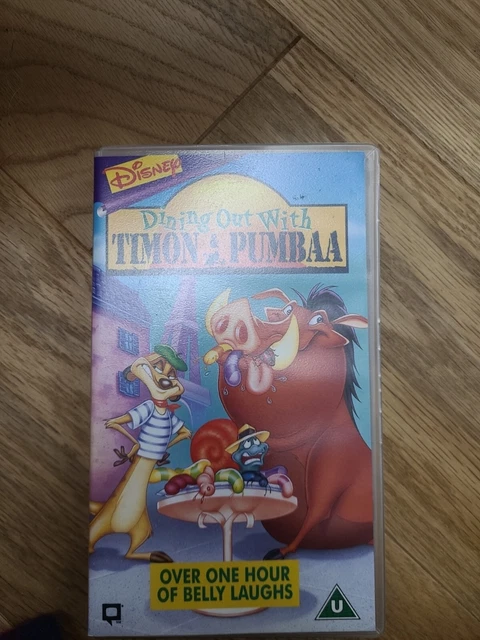 DISNEY DINING OUT With Timon And Pumbaa Vhs £2.00 - PicClick UK
