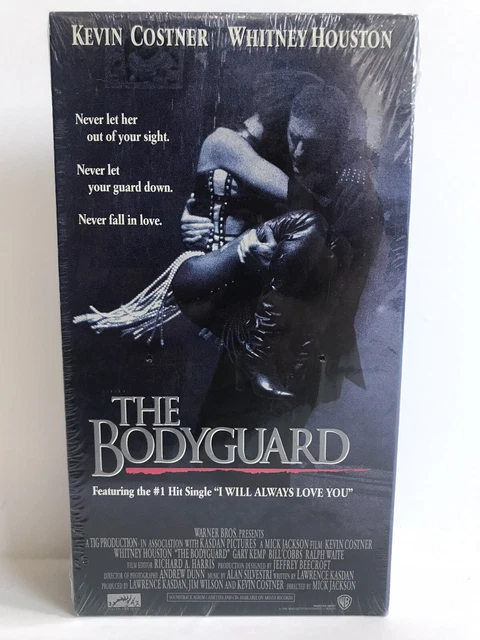 THE BODYGUARD NEW VHS Kevin Costner Whitney Houston HTF Sealed Classic ...