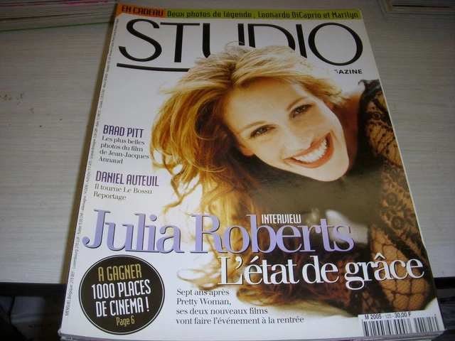 CINEMA STUDIO MAG 125 07.97 Roberts Auteuil Pitt Annaud Penn Poupaud ...