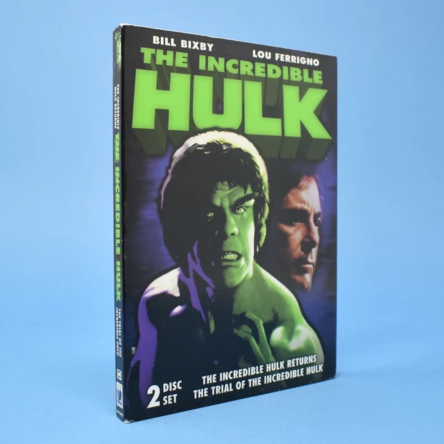 THE INCREDIBLE HULK Lou Ferrigno 2 DVD Movie Set - Trial Of Hulk & Hulk ...