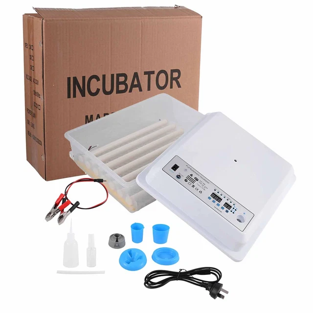 36/64 EGGS INCUBATOR Automatic Hatching Chicken Quail Duck Turkey Goose ...
