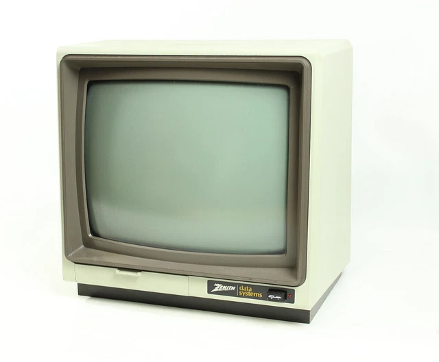 VINTAGE GRÜNMONITOR - Computer Monitor - Grün - Zenith Data Systems EUR ...
