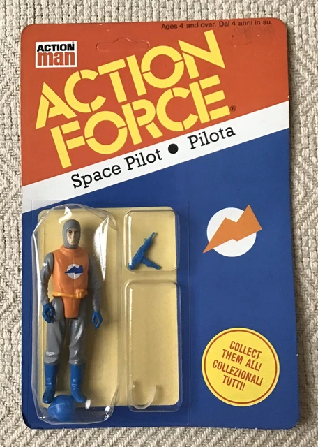 ACTION FORCE SPACE FORCE SPACE PILOT / PILOTA Carded Figure MOC 1983 ...