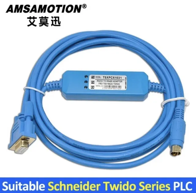 TSXPCX1031 TSX08PRGCAB RS232 RS485 PLC Programming Cable for Schneider ...