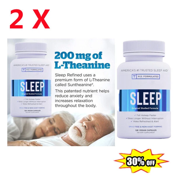 2*RELAXIUM NATURAL SLEEP Aid - Calm, Sleep, Stress, Anxiety, Pai, Relax ...