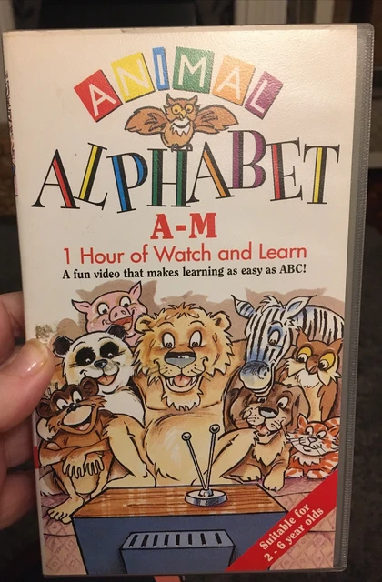 ANIMAL ALPHABET VHS £5.99 - PicClick UK
