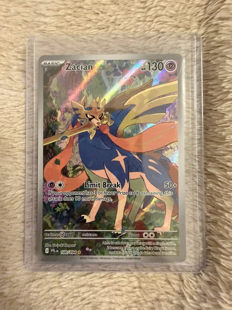 POKÉMON TCG ZACIAN 100/094 Illustration Rare Phantasmal Flames Pack ...