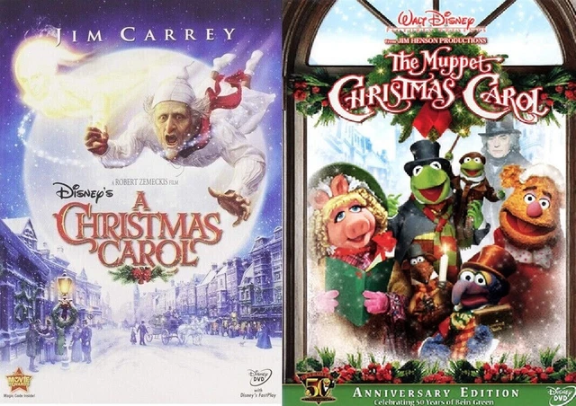 DISNEY A CHRISTMAS Carol Jim Carrey / Muppet Christmas Carol Michael ...