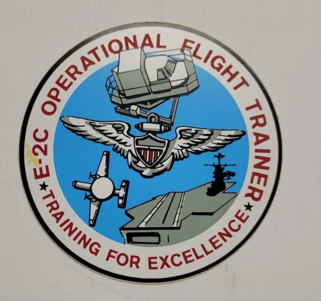 VINTAGE AERONAUTICAL DECAL sticker Grumman E-2C Flight Trainer $0.99 ...