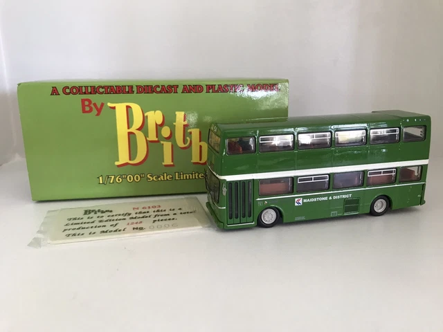 BRITBUS MODEL SCANIA-METROPOLITAN Maidstone & District N6103 Route 163 ...
