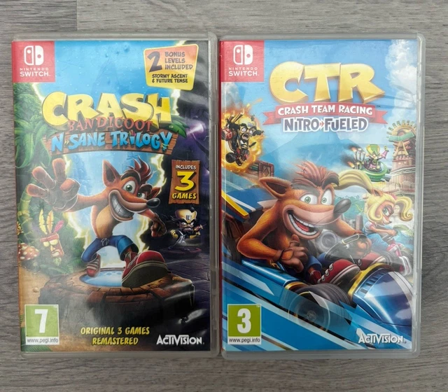 CRASH BANDICOOT N-SANE Trilogy & CTR Nitro - Nintendo Switch Games ...