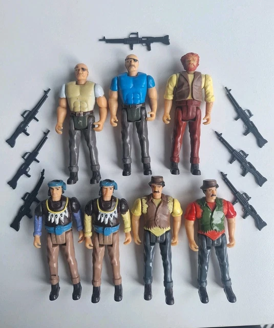 1983 A-TEAM GALOOB Full Set Varient Baddies Bad Guys With Accessories ...