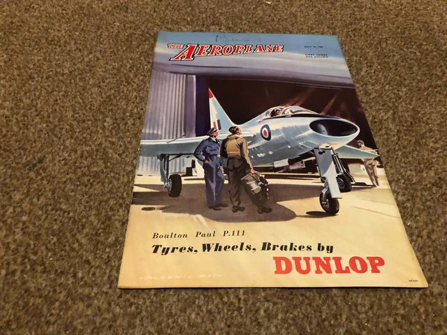 (AC67) AEROPLANE MAGAZINE Cover Page 11X8" De Havilland : Dove £2.99 ...